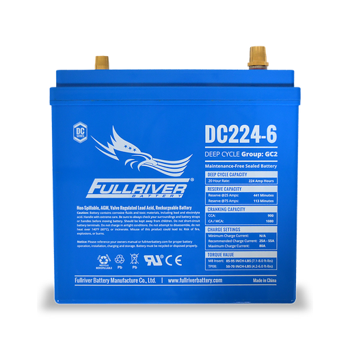 Fullriver DC 6V 200Ah AGM Battery | Shop AGM Batteries Online